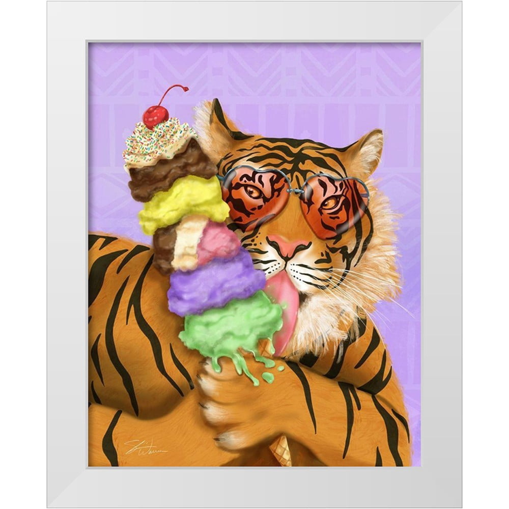 Warren, Shari 12x14 White Modern Wood Framed Museum Art Print Titled ...