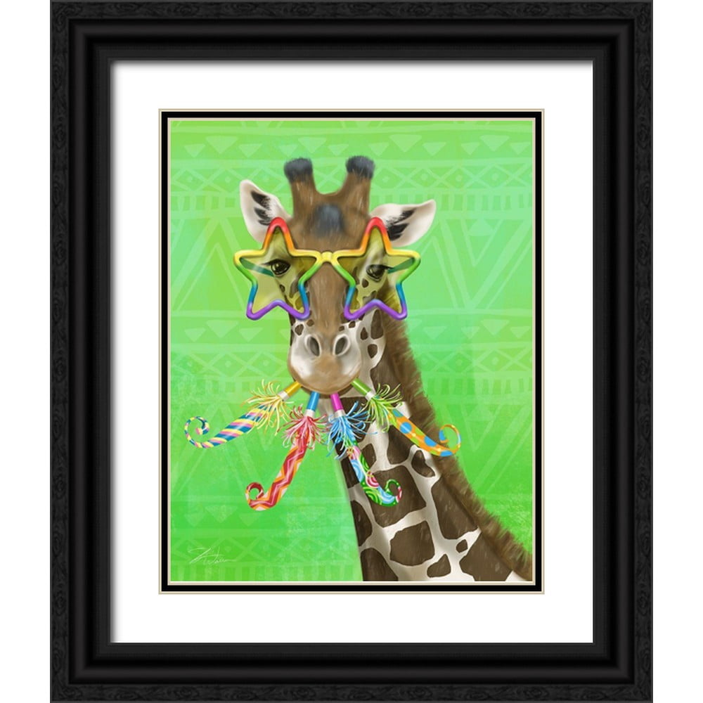 Warren, Shari 15x18 Black Ornate Wood Framed with Double Matting Museum ...