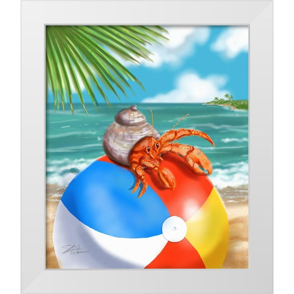Warren, Shari 20x23 White Modern Wood Framed Museum Art Print Titled ...