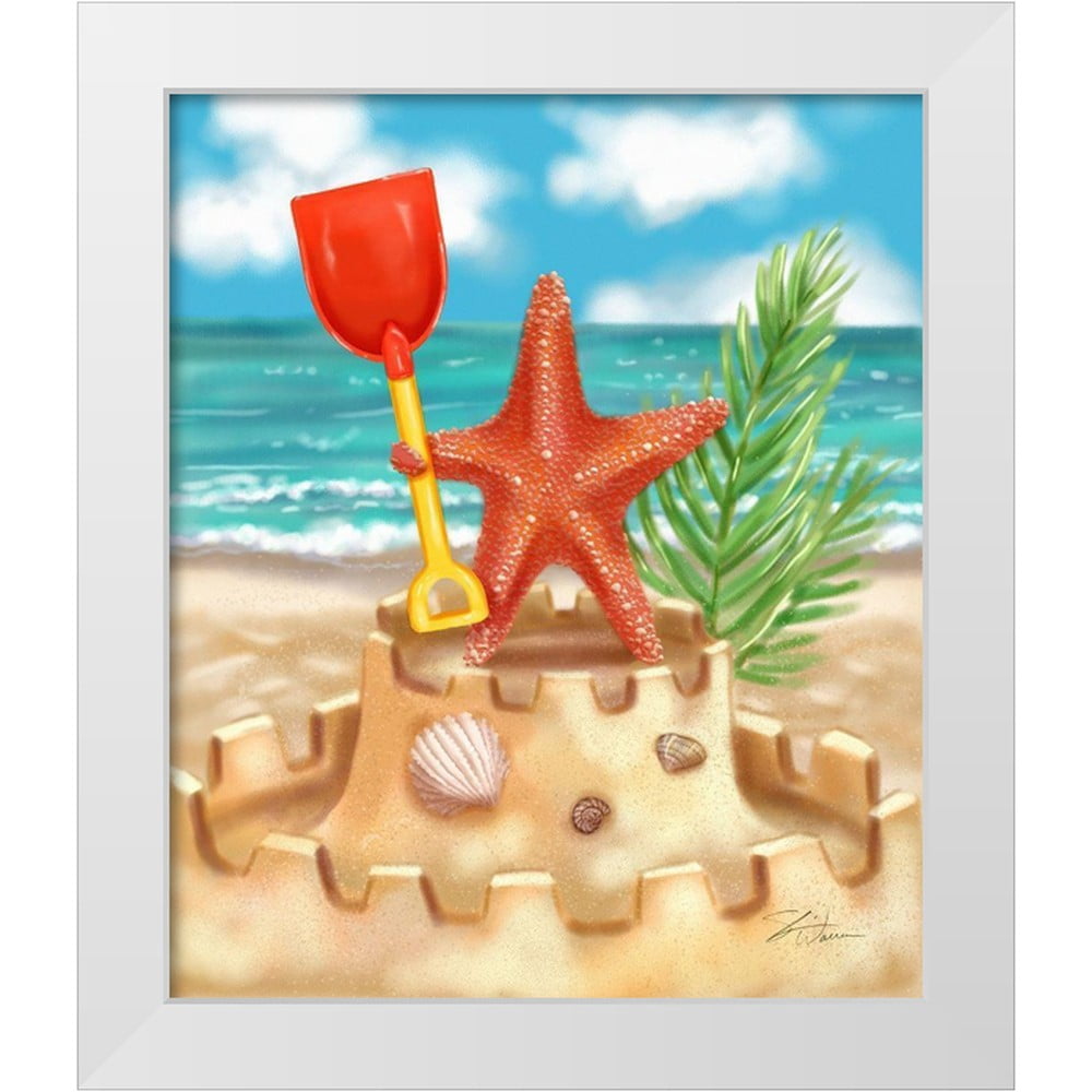 Warren, Shari 20x23 White Modern Wood Framed Museum Art Print Titled ...