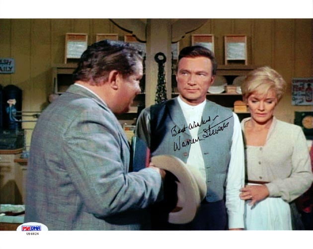 Warren Stevens Autographed 8x10 Photo Big Valley PSA/DNA #U94826 ...