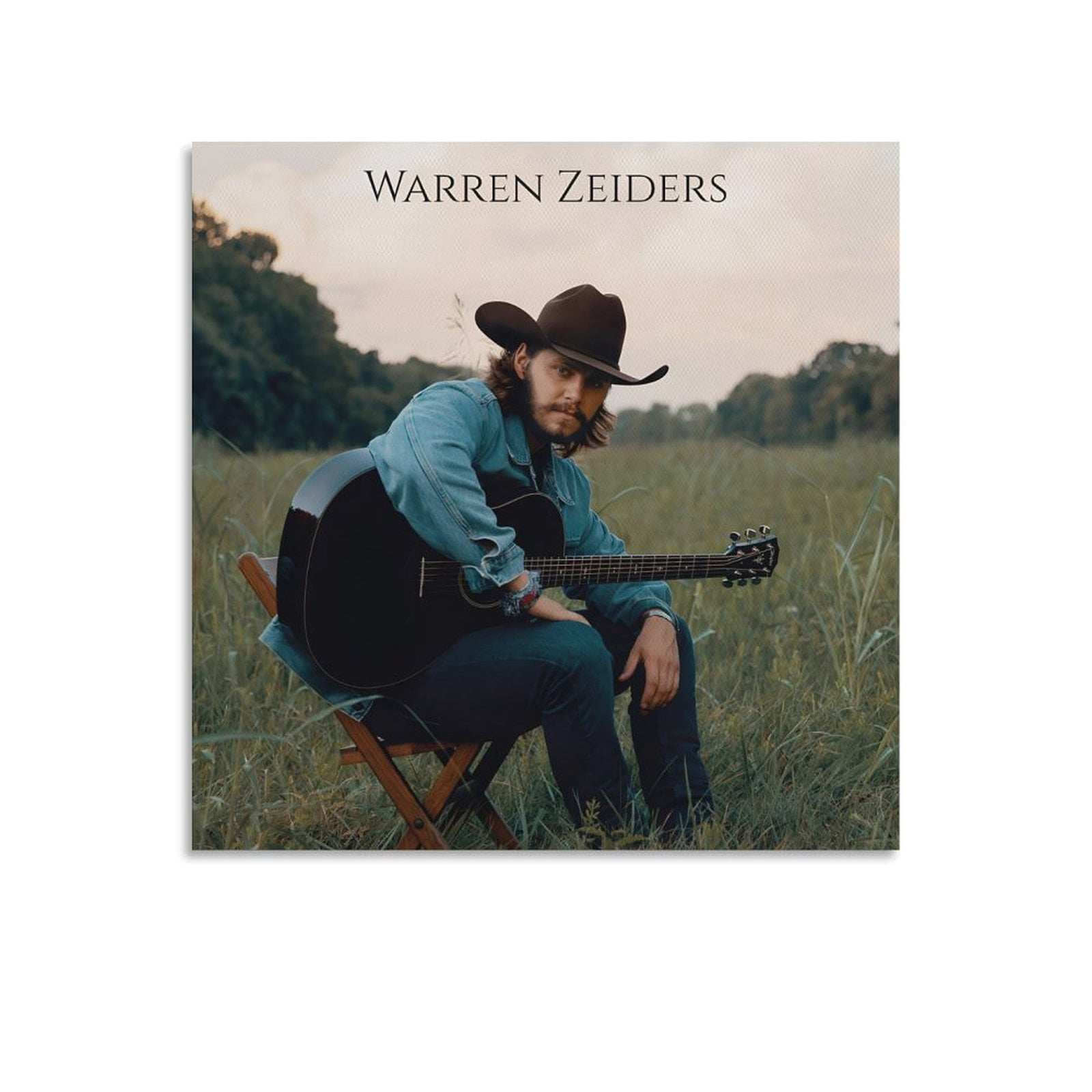Warren Zeiders Art The Art of Black And White Singer Poster Canvas Wall ...