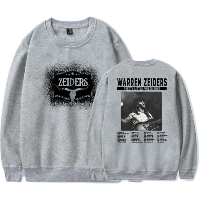 Warren Zeiders Merch 2024 Pretty Little Poison Tour Sweatshirt Long ...