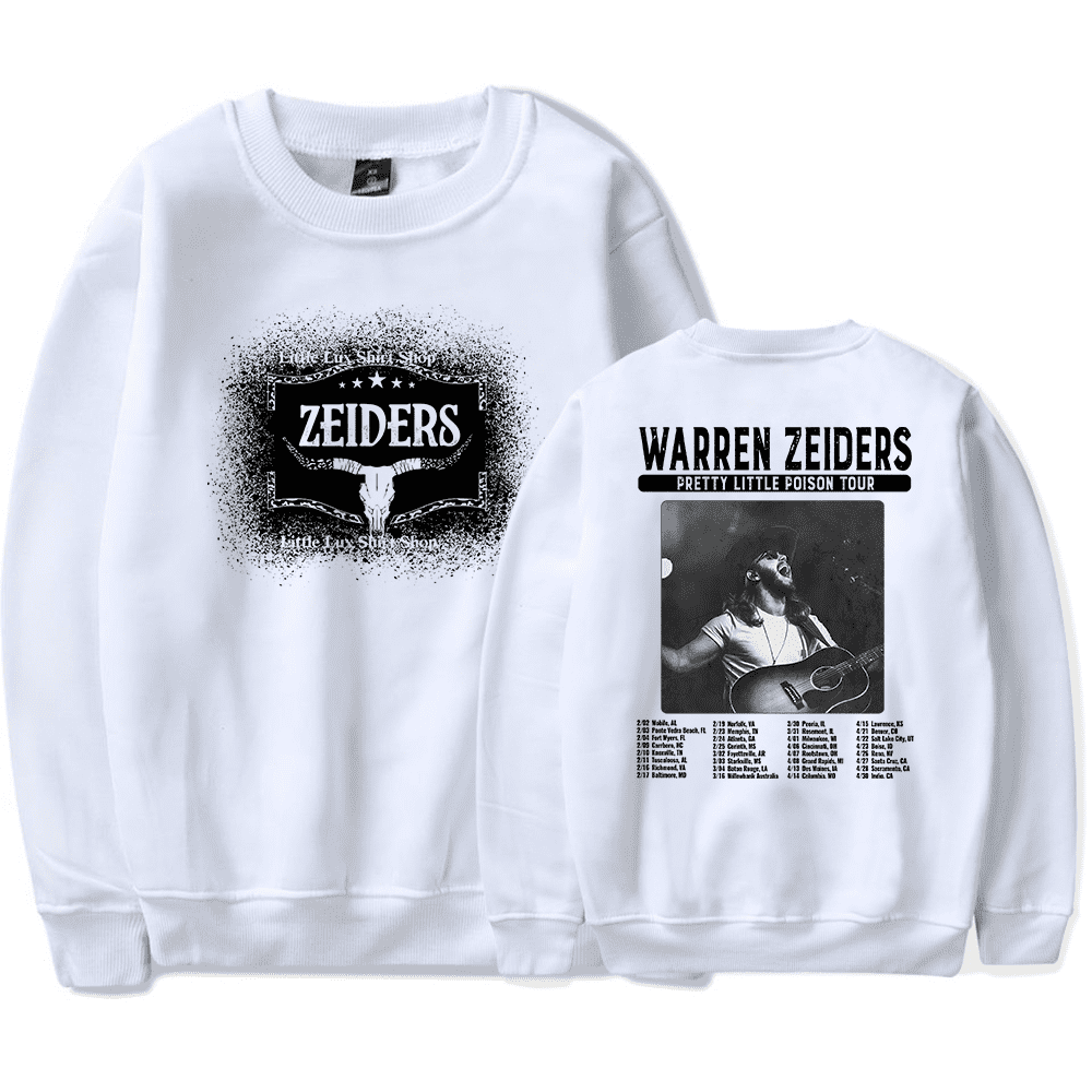 Warren Zeiders Merch 2024 Pretty Little Poison Tour Sweatshirt Long ...