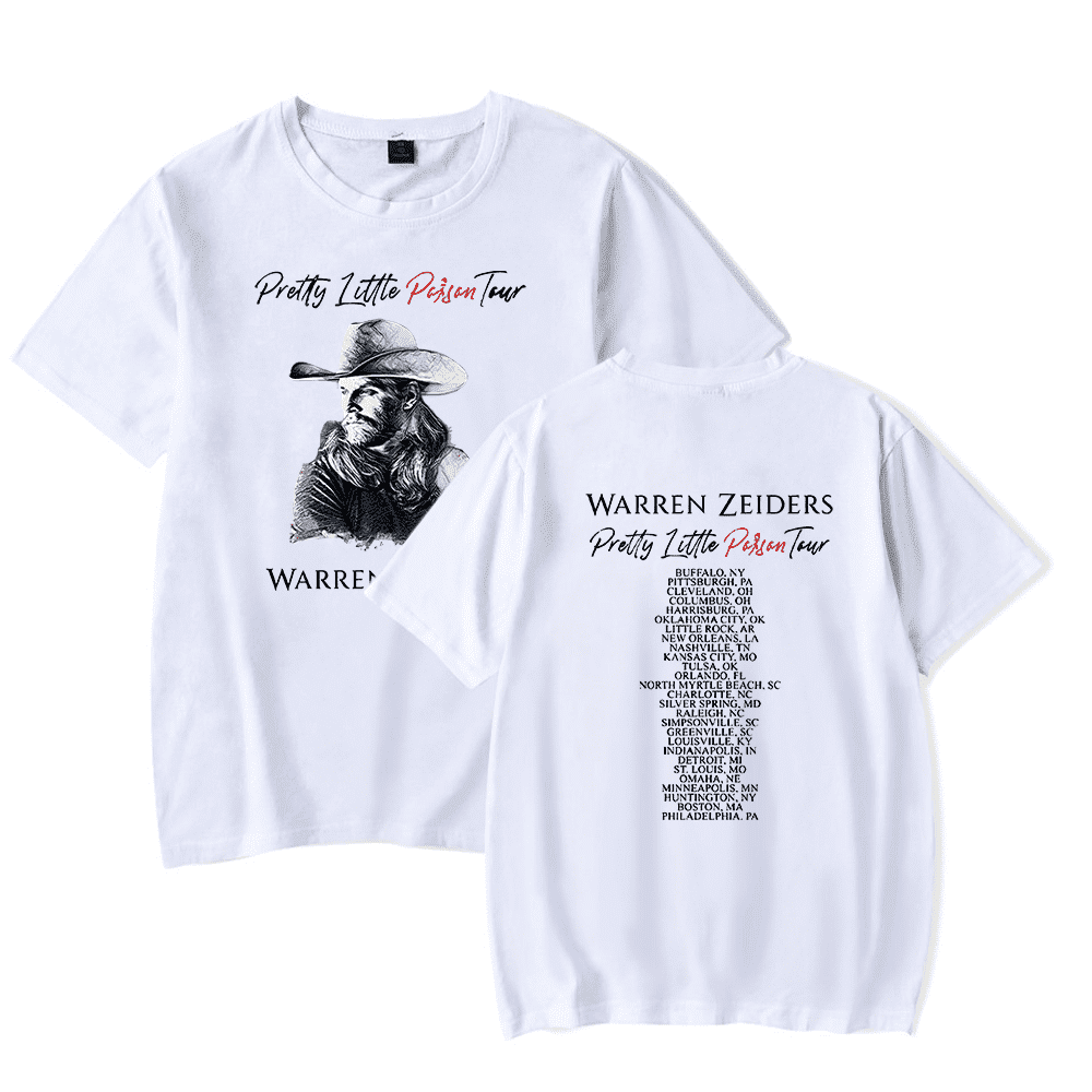 Warren Zeiders Merch Pretty Little Poison Tour 2024 T-shirt Short ...