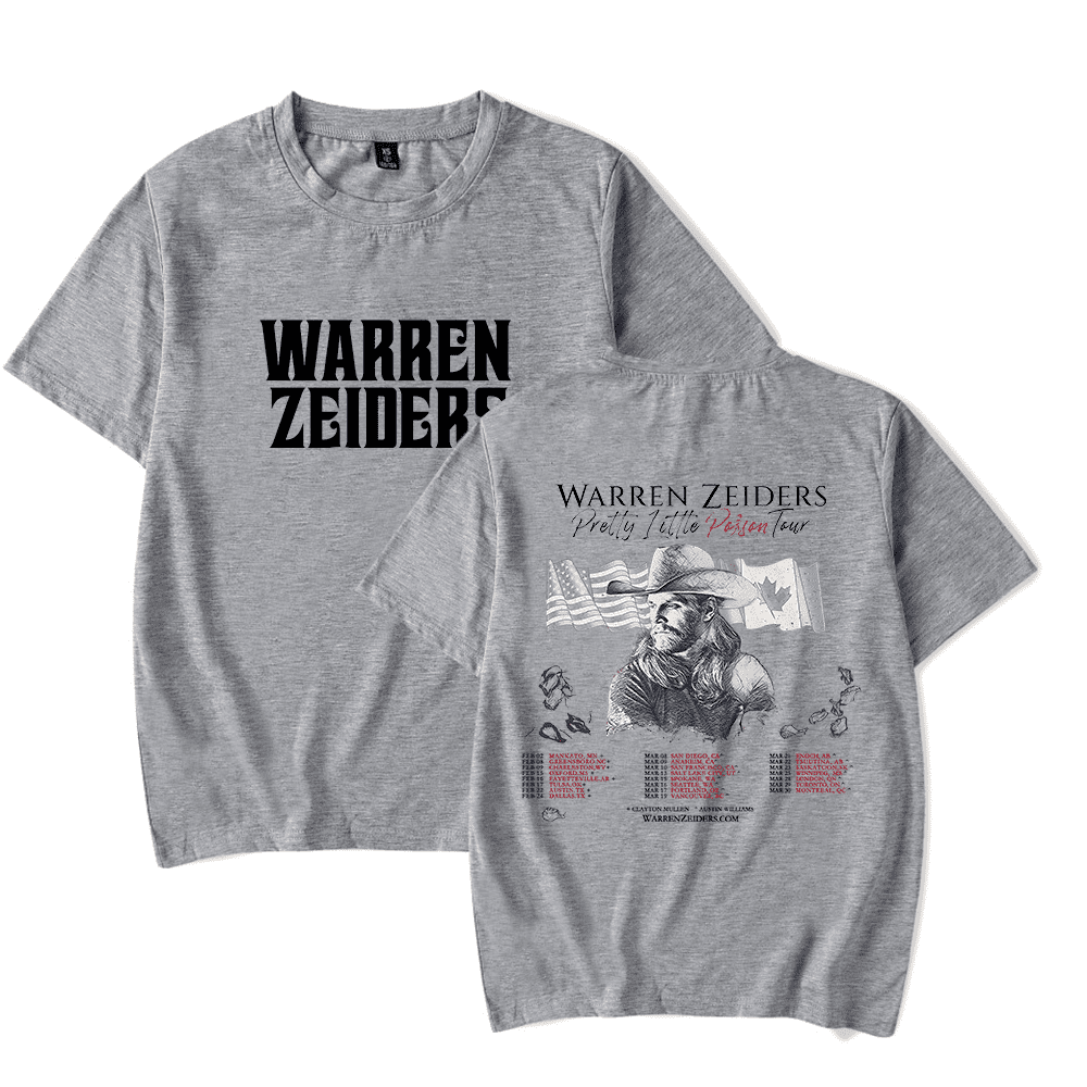 Warren Zeiders Merch Pretty Little Poison Tour T-shirt Short Sleeve ...