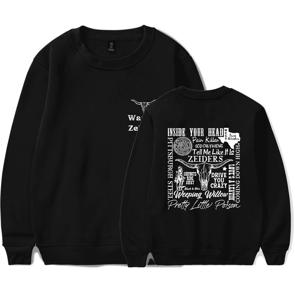 Warren Zeiders Merch Sweatshirt Long Sleeve Country Music Merch Western ...