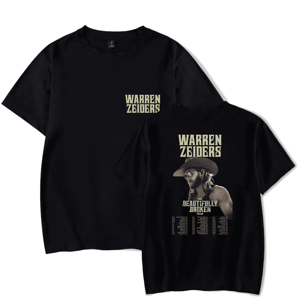 Warren Zeiders Merch The Beautifully Broken Tour T-shirt Short Sleeve ...
