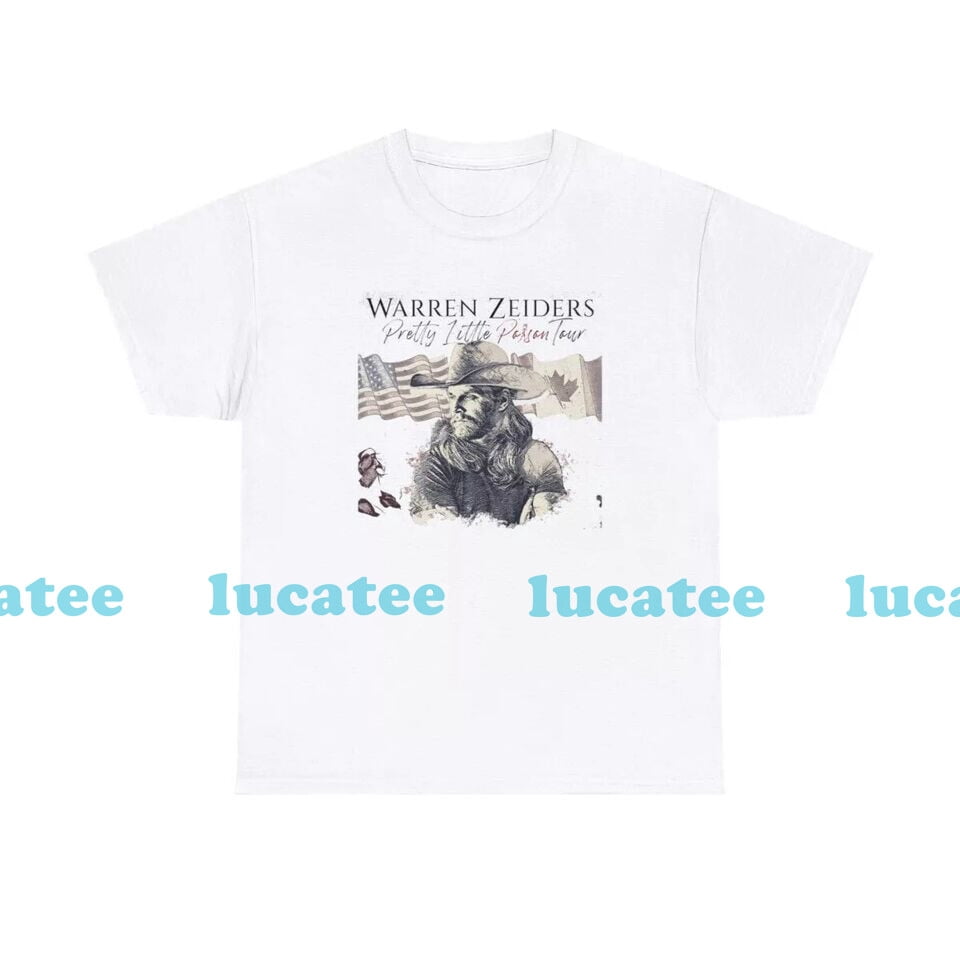 Warren Zeiders Pretty Little Poison Tour 2024 T-Shirt Print Front ...