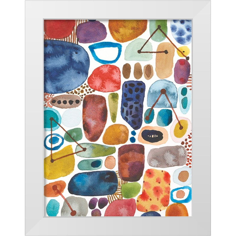 Warrick, Cheryl 12x14 White Modern Wood Framed Museum Art Print Titled ...