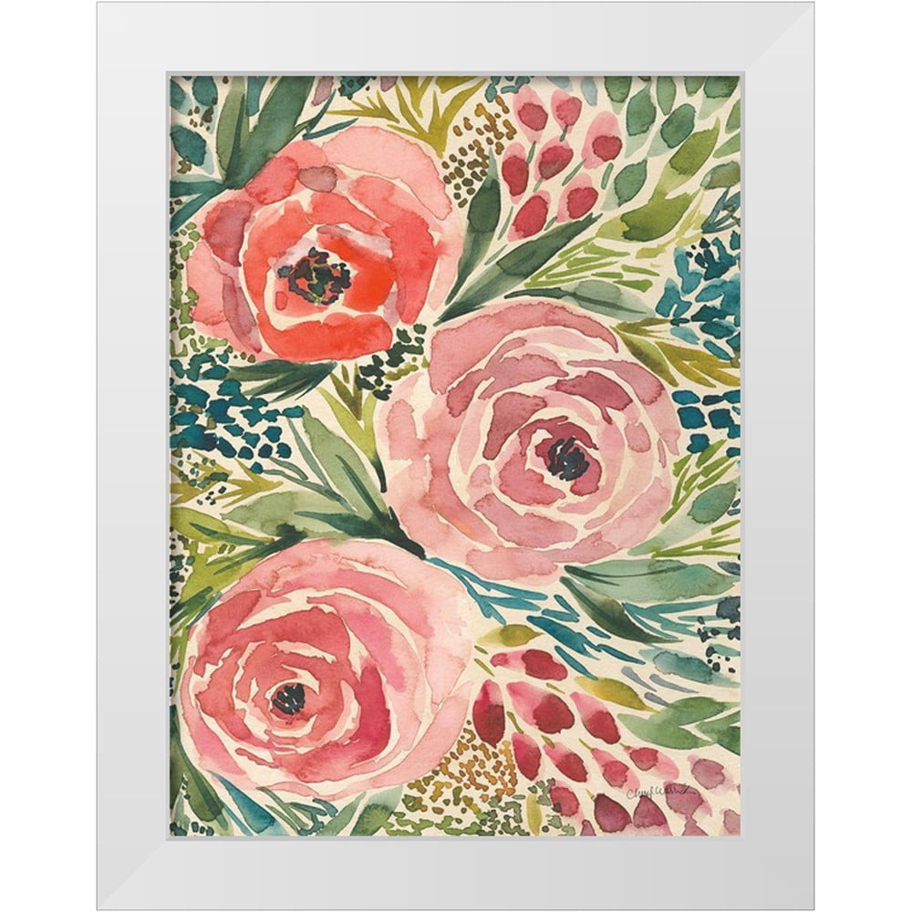 Warrick, Cheryl 12x14 White Modern Wood Framed Museum Art Print Titled ...