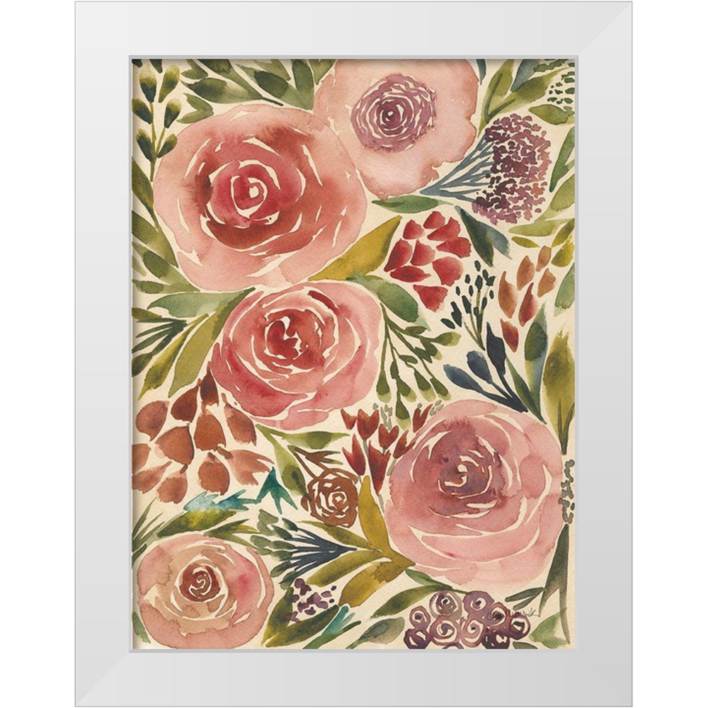 Warrick, Cheryl 12x14 White Modern Wood Framed Museum Art Print Titled ...