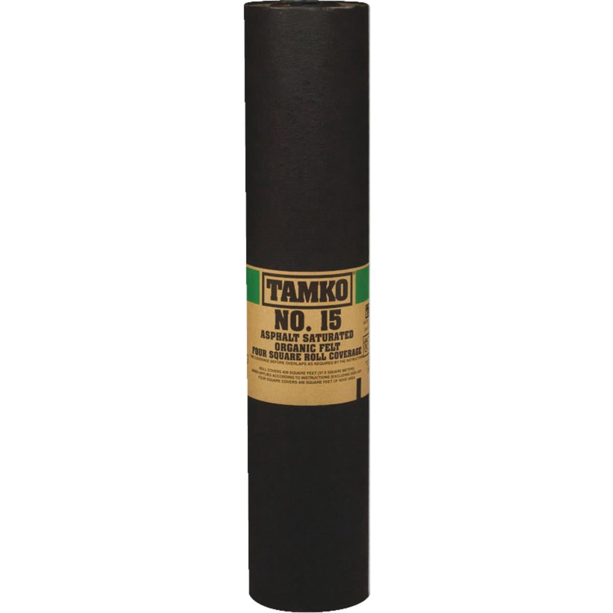 Warrior 36 In. x 144 Ft. Non-Rated 15 lb Roof Felt, Asphalt Saturated ...