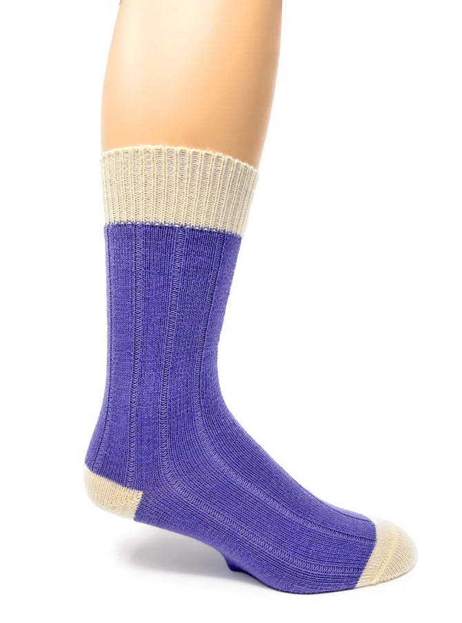 Warrior Alpaca Socks - Colorblock Baby Alpaca Wool Comfort Socks ...