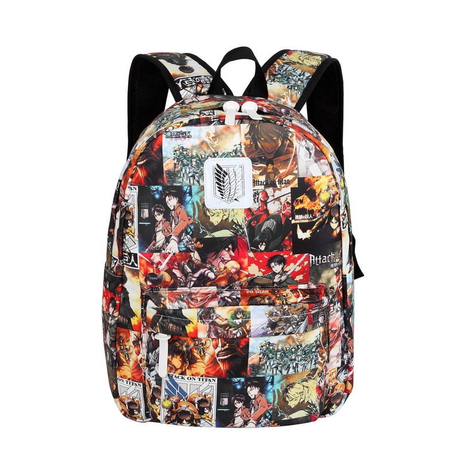 Warrior Anime Style Backpack for Young Adults, Graphic Laptop Backpack ...