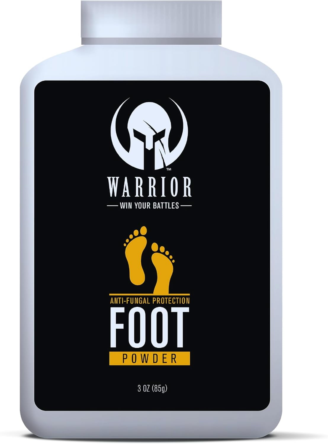Warrior Antifungal Foot Powder for Feet - Jock Itch & Athletes Foot ...