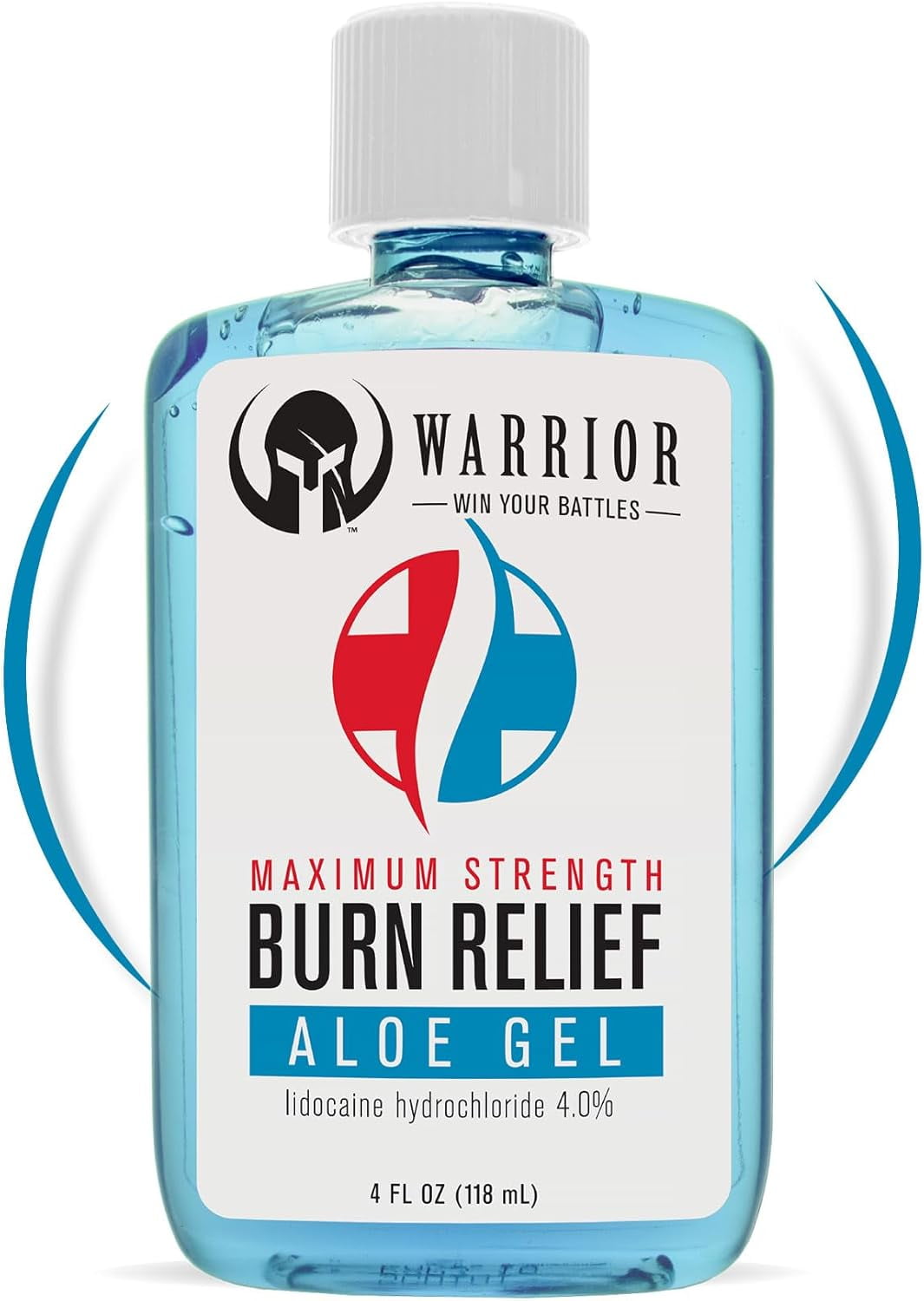 Warrior Burn Relief Gel for Skin – Made in USA Aloe with Aloe Vera Gel ...