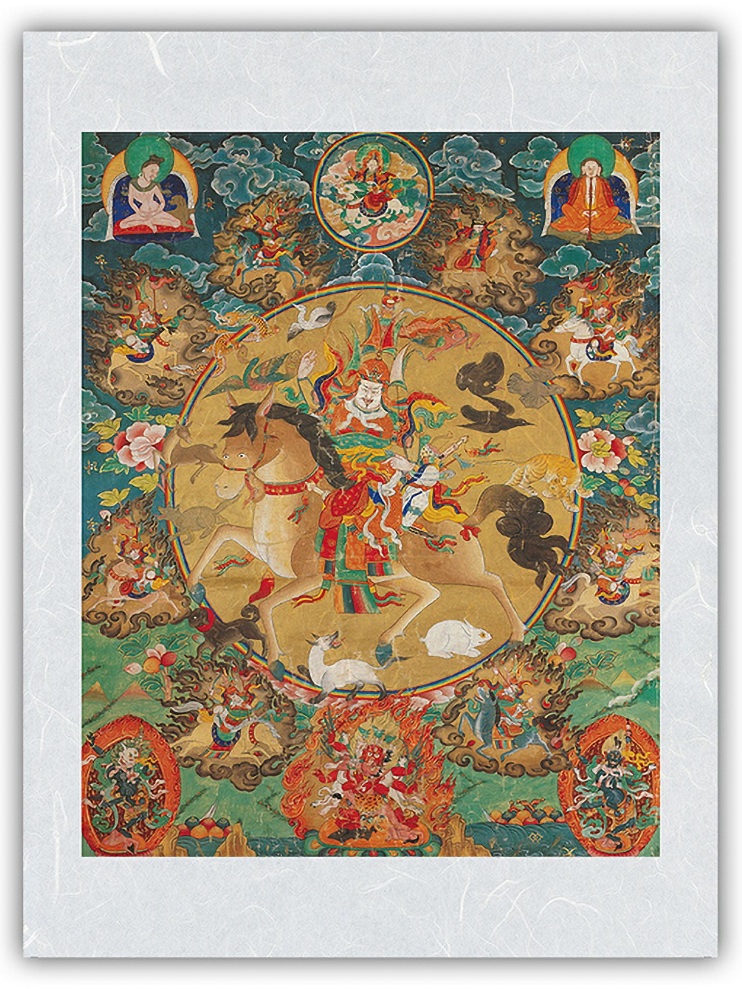 Warrior King Gesar of Ling - Protector Against Enemies - Vintage ...