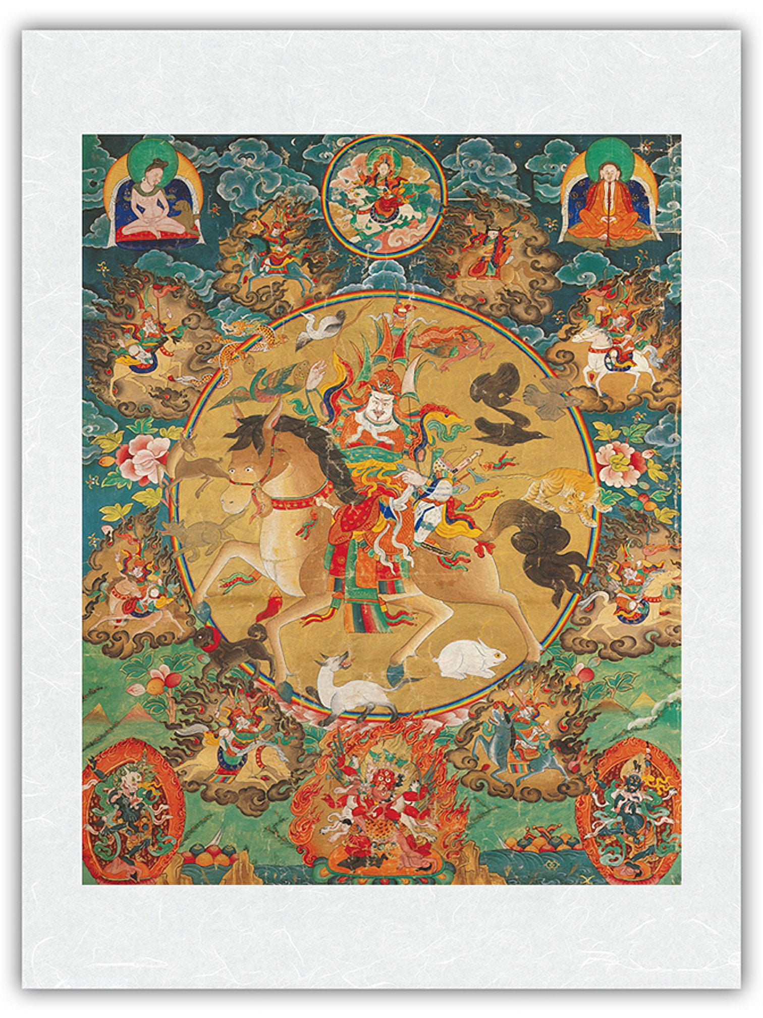 Warrior King Gesar of Ling - Protector Against Enemies - Vintage ...