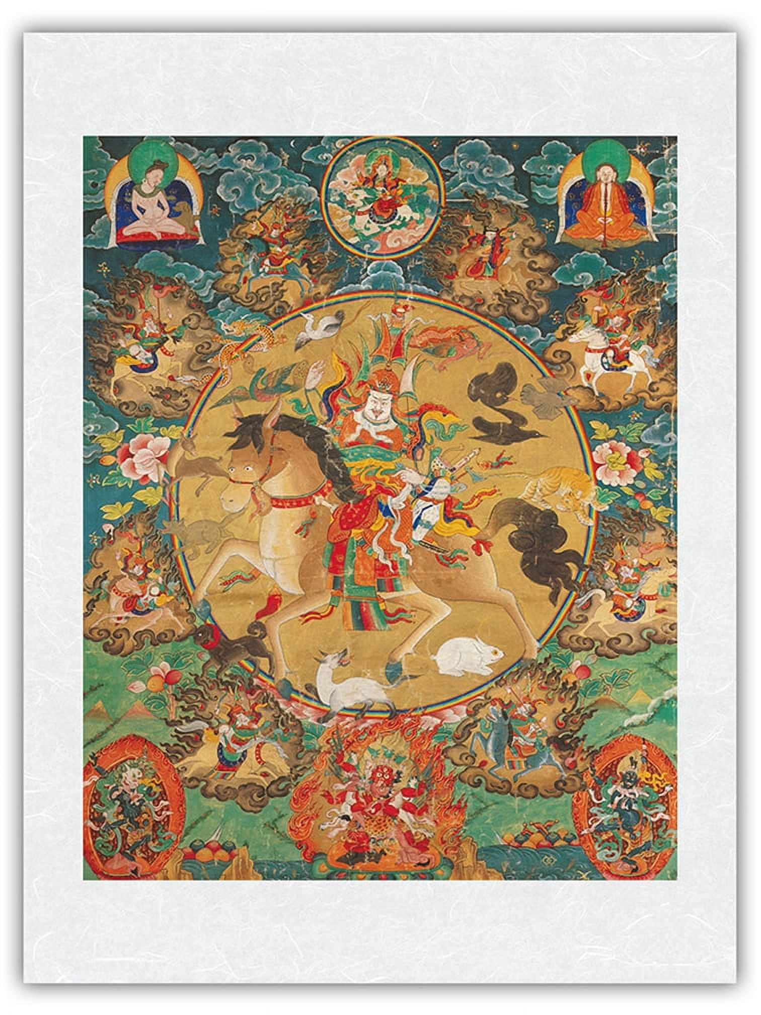 Warrior King Gesar of Ling - Protector Against Enemies - Vintage ...