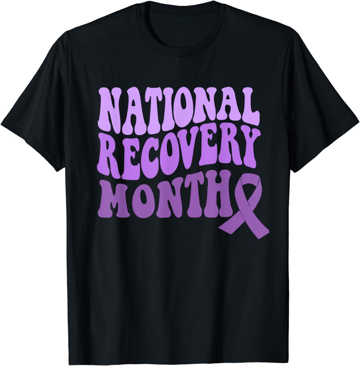 Warrior National Recovery month Addiction Recovery Awareness T-Shirt ...