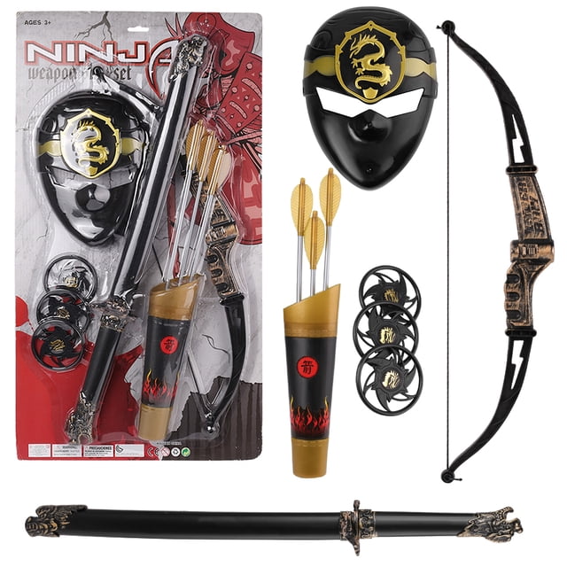 Blue Block Factory Warrior Ninja Kids Role Play Costume with Sword ...