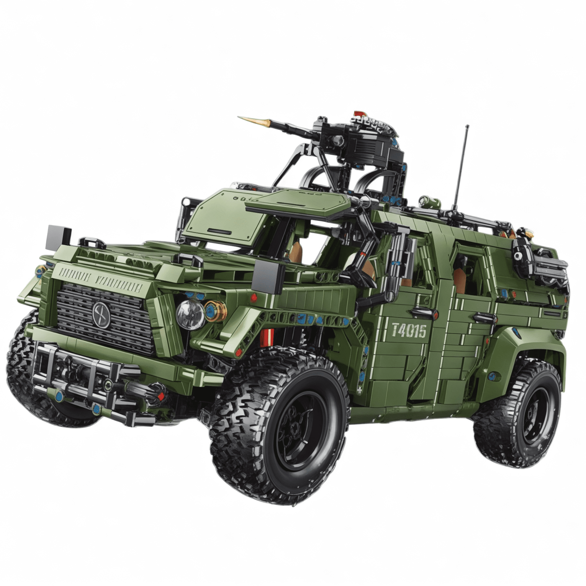 Military Warrior Off-Road Vehicle Building Block Set | General Jim's ...