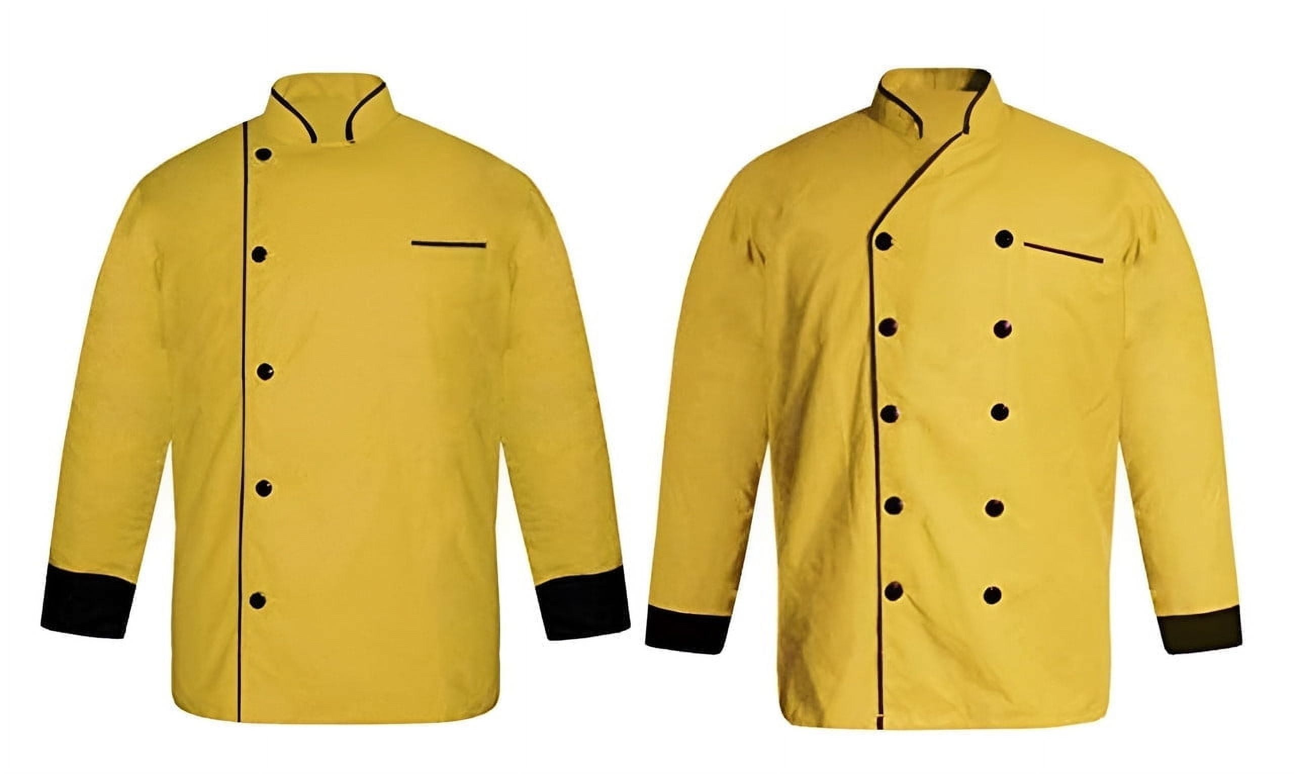 Warrior Point men,s multicolors with Black Piping 3/4 Sleeve Chef Coat ...
