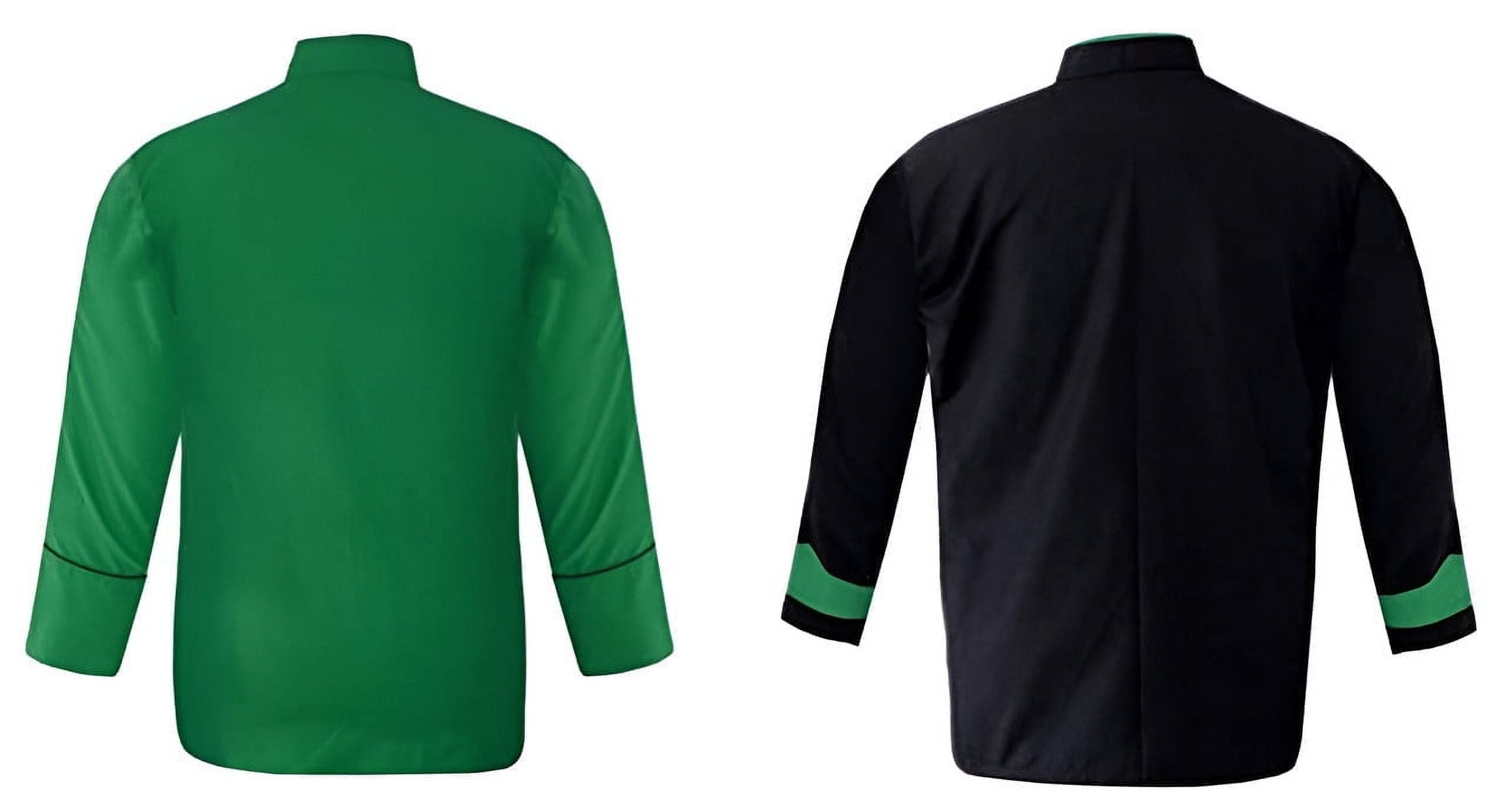 Warrior Point men,s multicolors with Black Piping 3/4 Sleeve Chef Coat ...