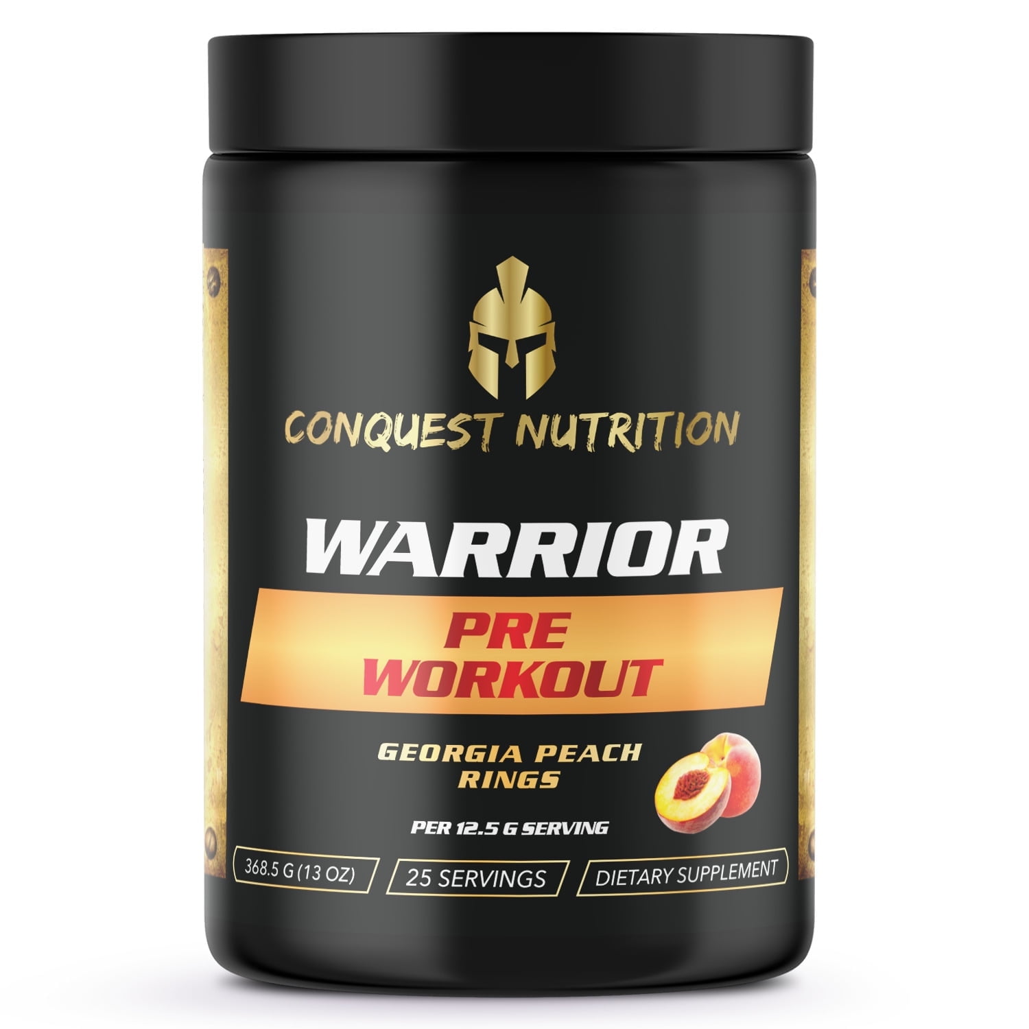 Warrior Pre-Workout Georgia Peach Rings Flavor - 25 Servings - Walmart.com