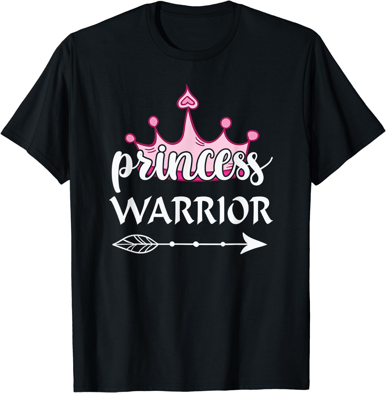 Warrior Princess Breast Cancer Warrior Support Squad T-Shirt - Walmart.com