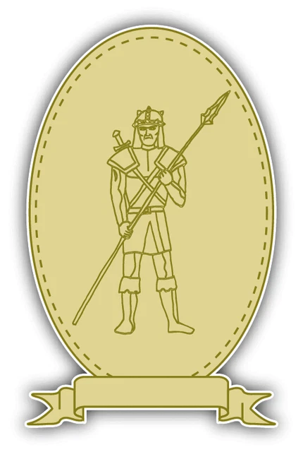 Warrior Quality Mark Emblem Sticker Phone Decal Water Bottle Stickers ...