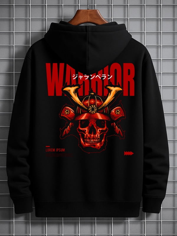 Warrior Skull Hoodie hoodies & sweatshirt Veteran for men graphic ...
