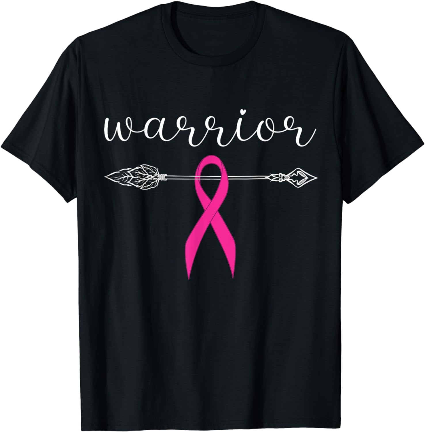 Warrior Survivor Fighter Pink Ribbon Warrior Breast Cancer T-Shirt ...