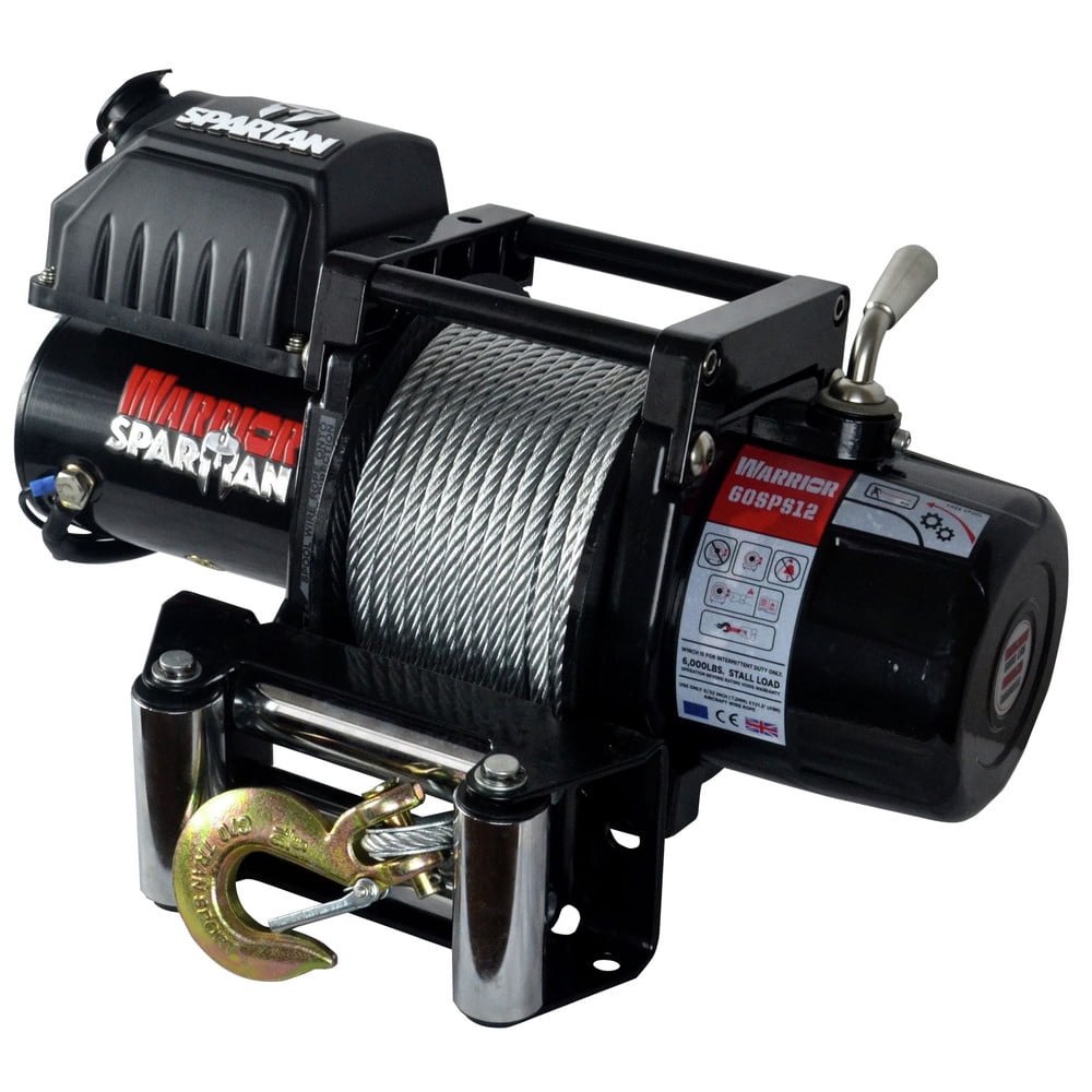 Warrior Winches 6000 Spartan Series 6000 lbs. Capacity Planetary Gear ...