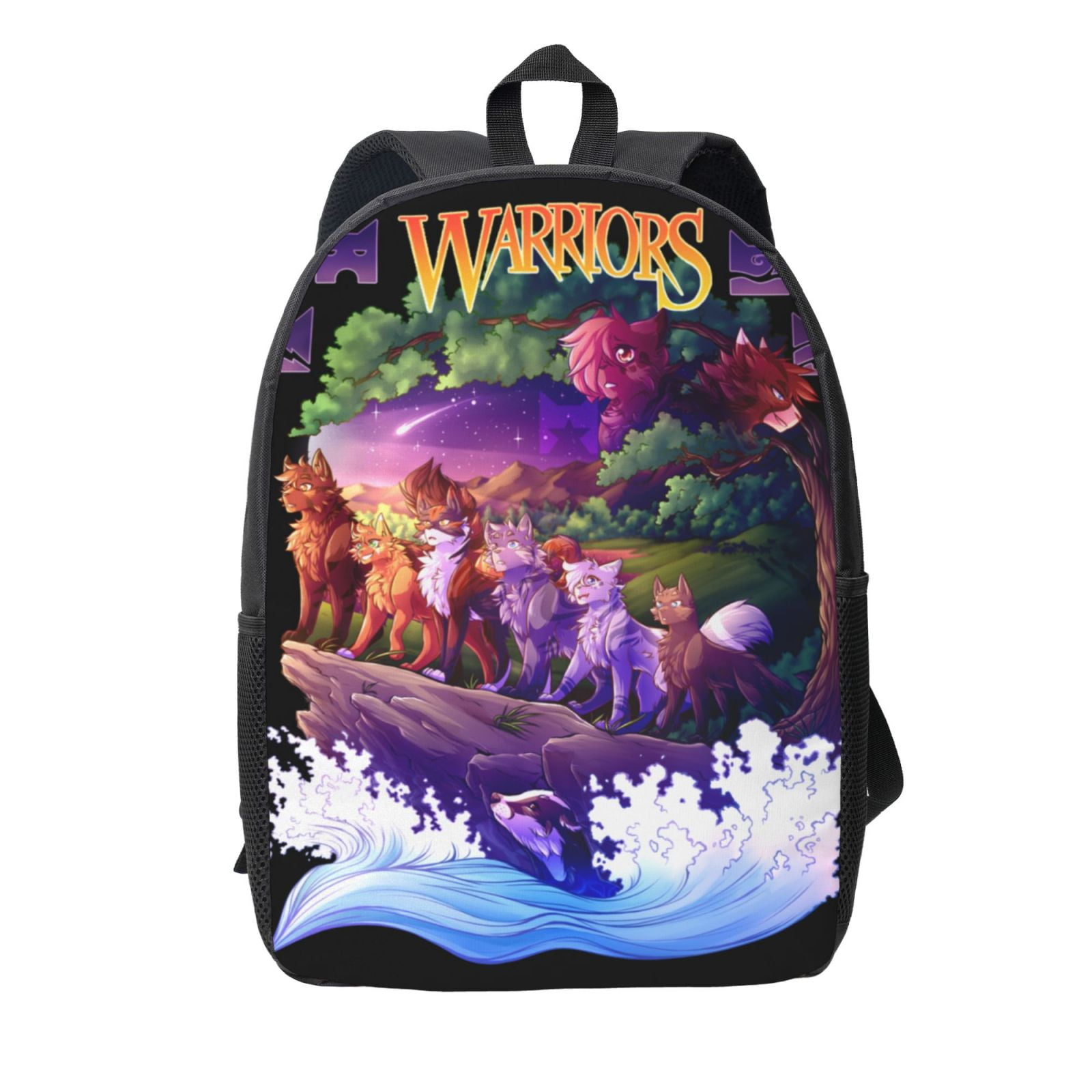 Warriors Cats Backpack, Large Capacity 17 Inch Laptop Backpack, Durable ...