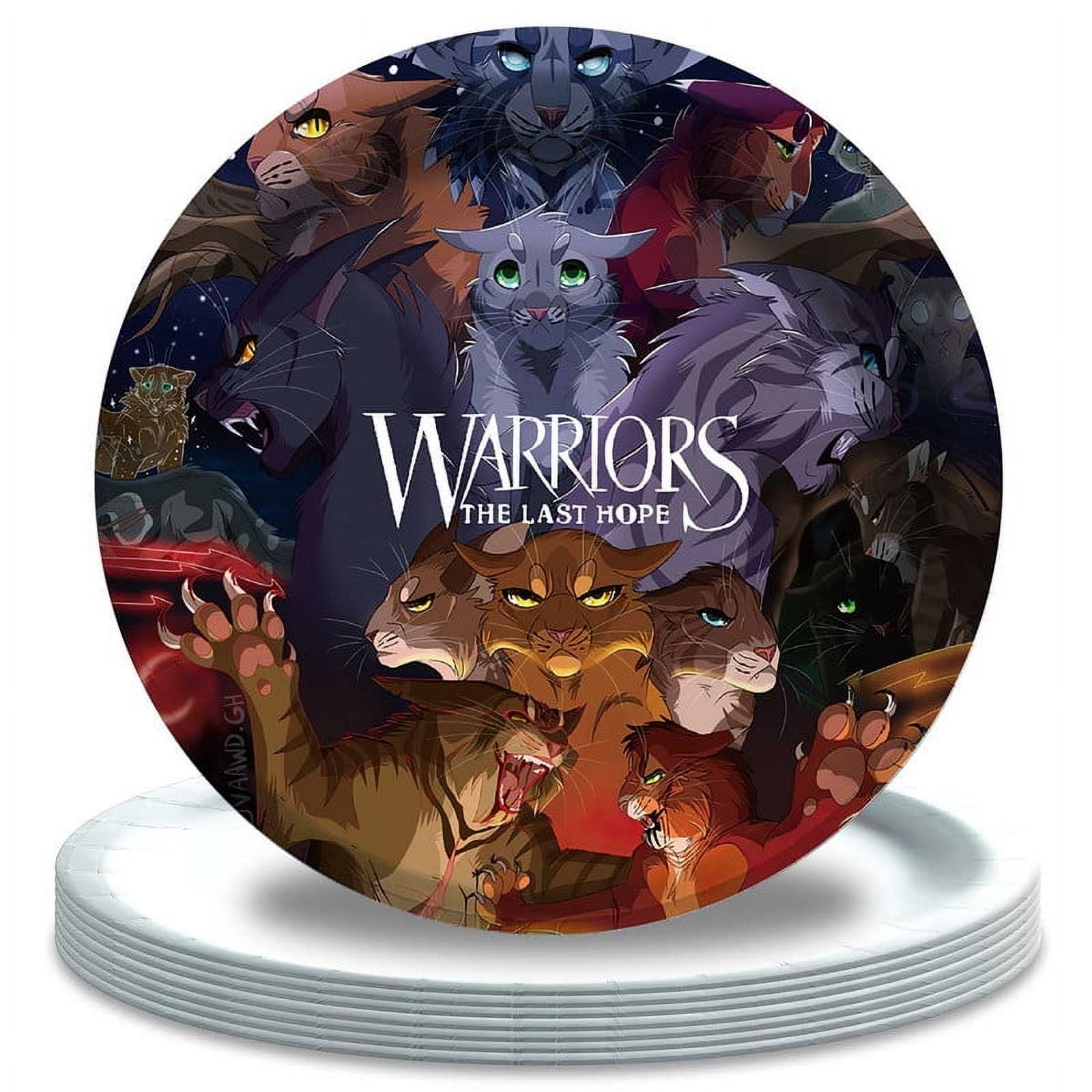 Warriors Cats Tableware Plates Party Supplies Birthday Decorations ...