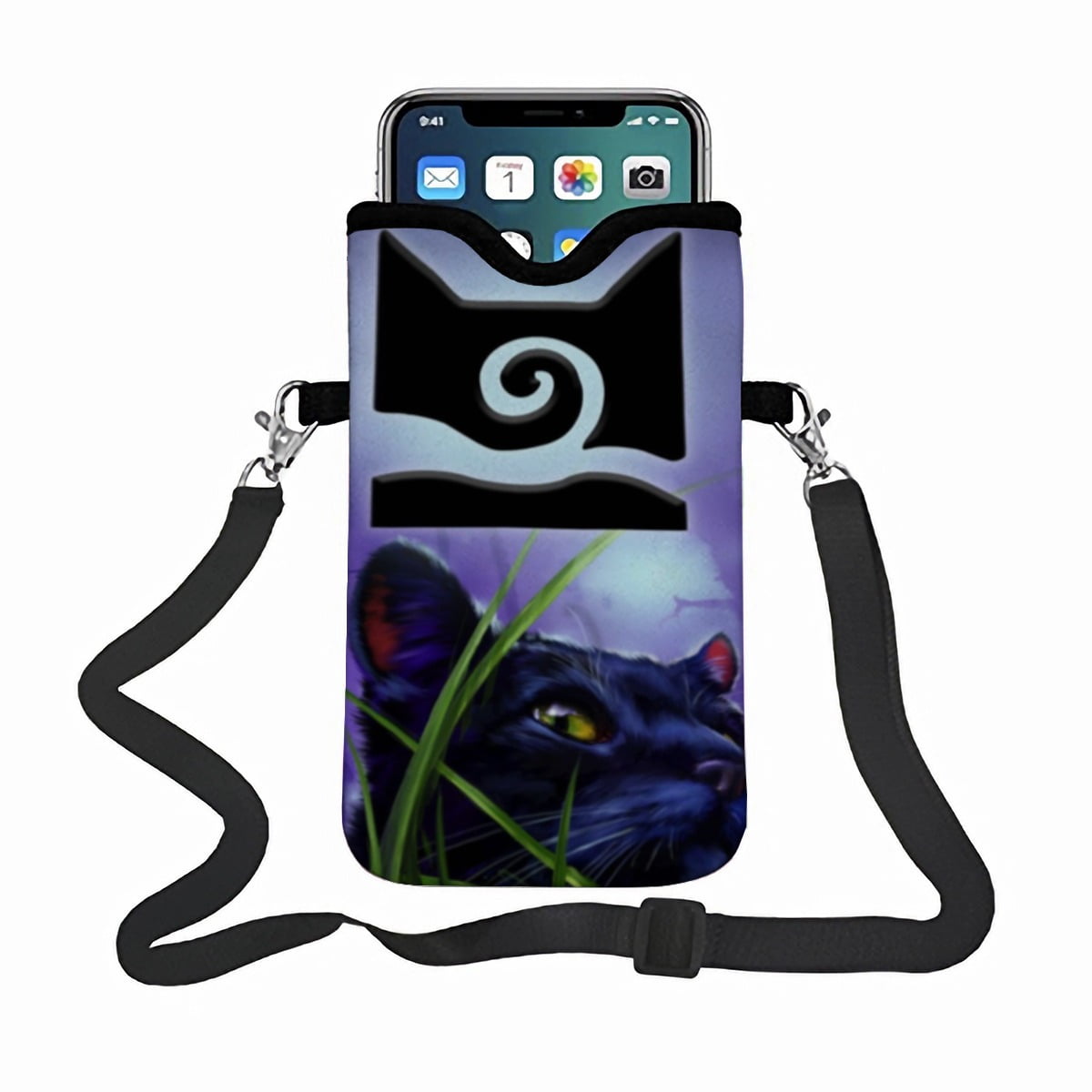 Warriors Cats phone bag, featuring an adjustable strap small satchel ...
