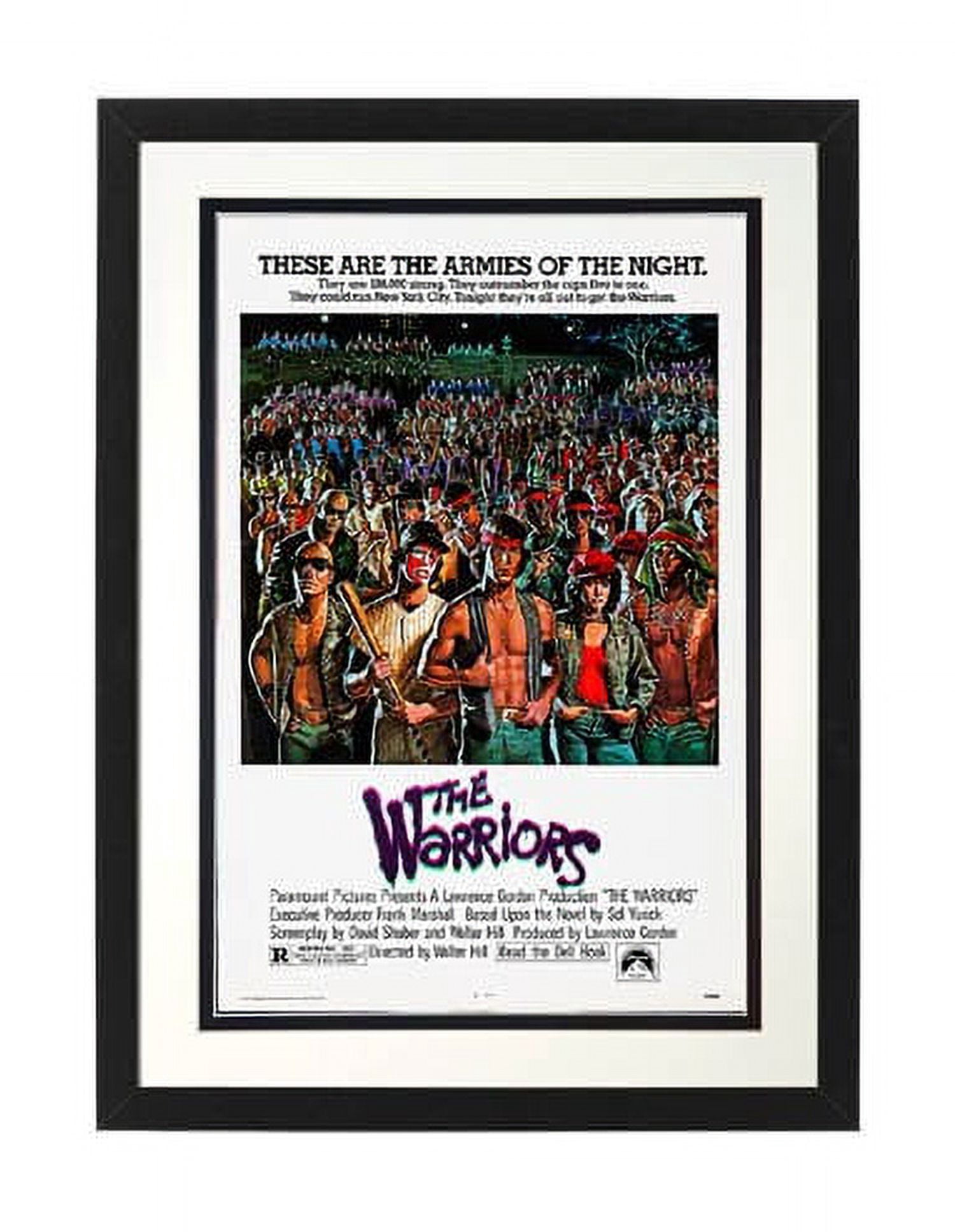 Warriors Movie Poster Framed 1979 - Walmart.com