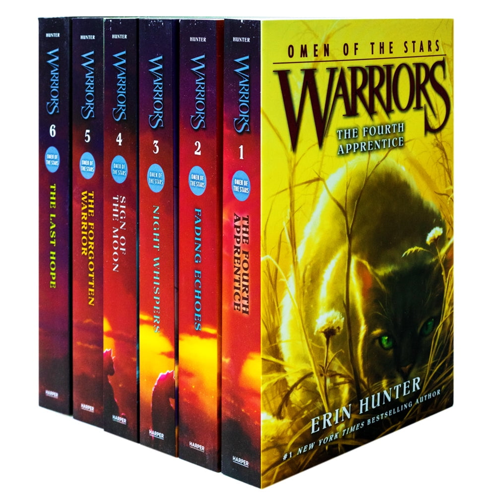 Warriors: Omen of the Stars Book 1-6 Series 4 Books Collection Set By Erin Hunter - Walmart.com