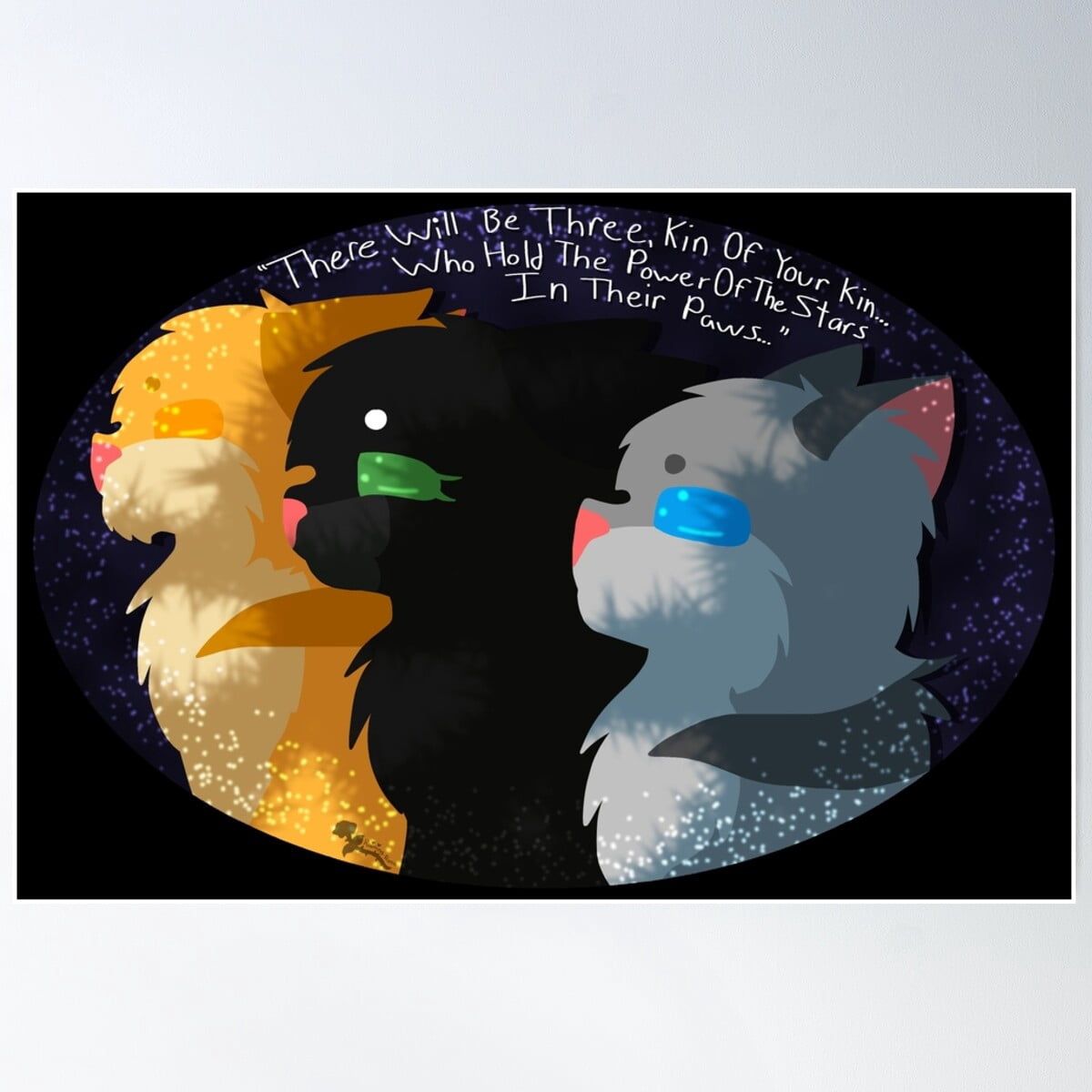 Warriors: Power Of Three Poster Wall Art, Modern Wall Decor For Living ...