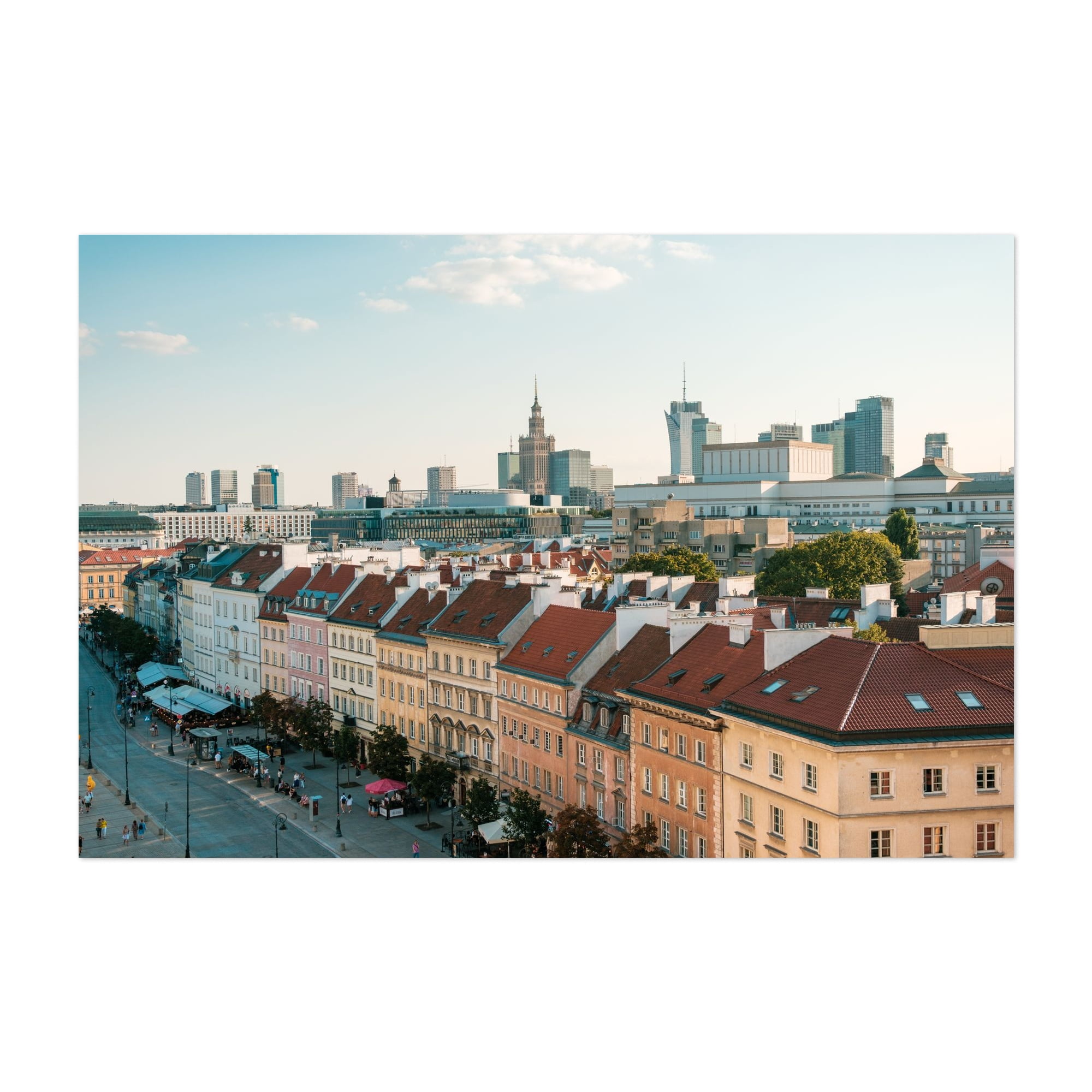 Warsaw Skyline 01 - Warsaw Mazowieckie Poland Photography Cityscape Skyline Architecture Street ...