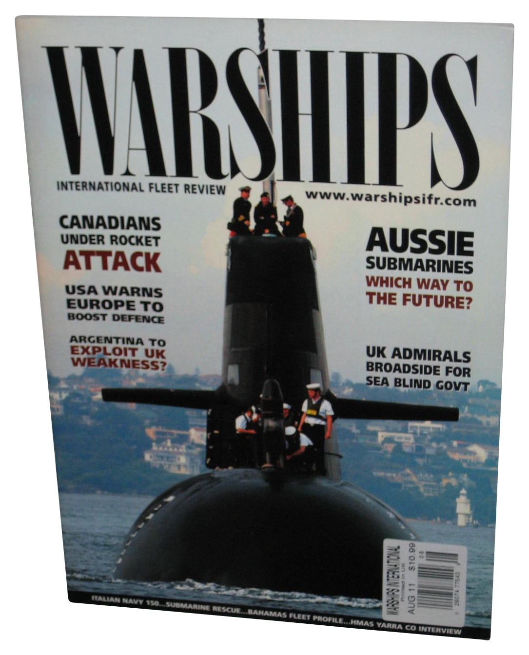Warships International Fleet Review Aug 2011 Magazine Book - Walmart.com