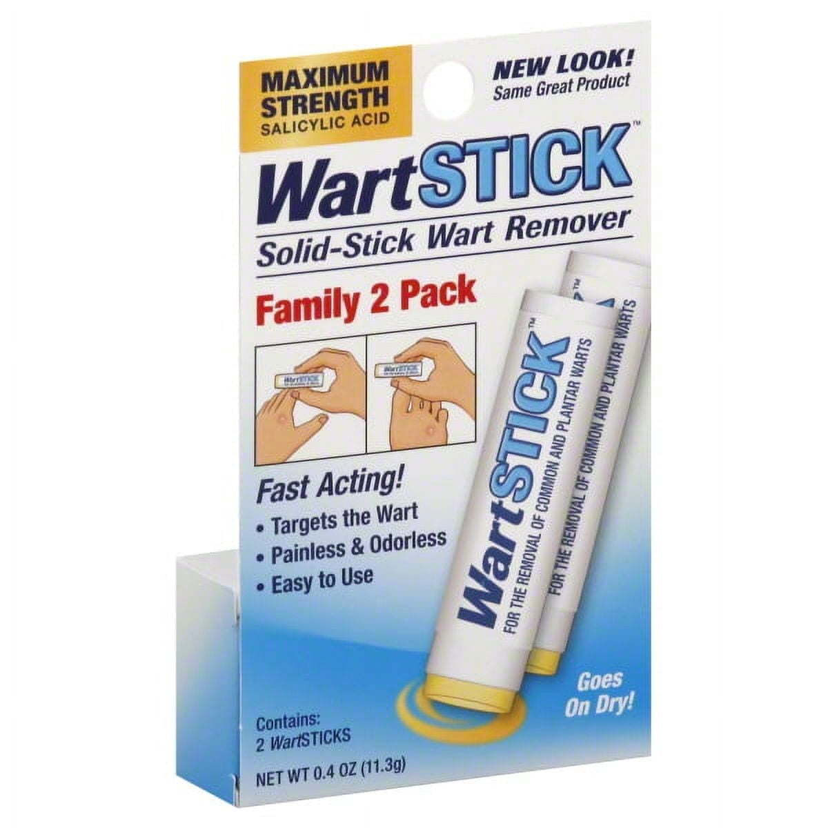 WartStick Maximum Strength Salicylic Acid Solid-Stick Common and ...