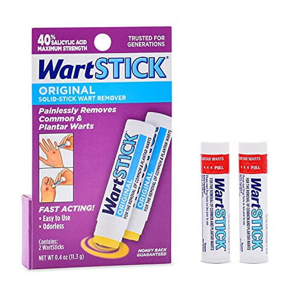 WartStick Salicylic Acid Wart Remover, Solid-Stick for Common and ...
