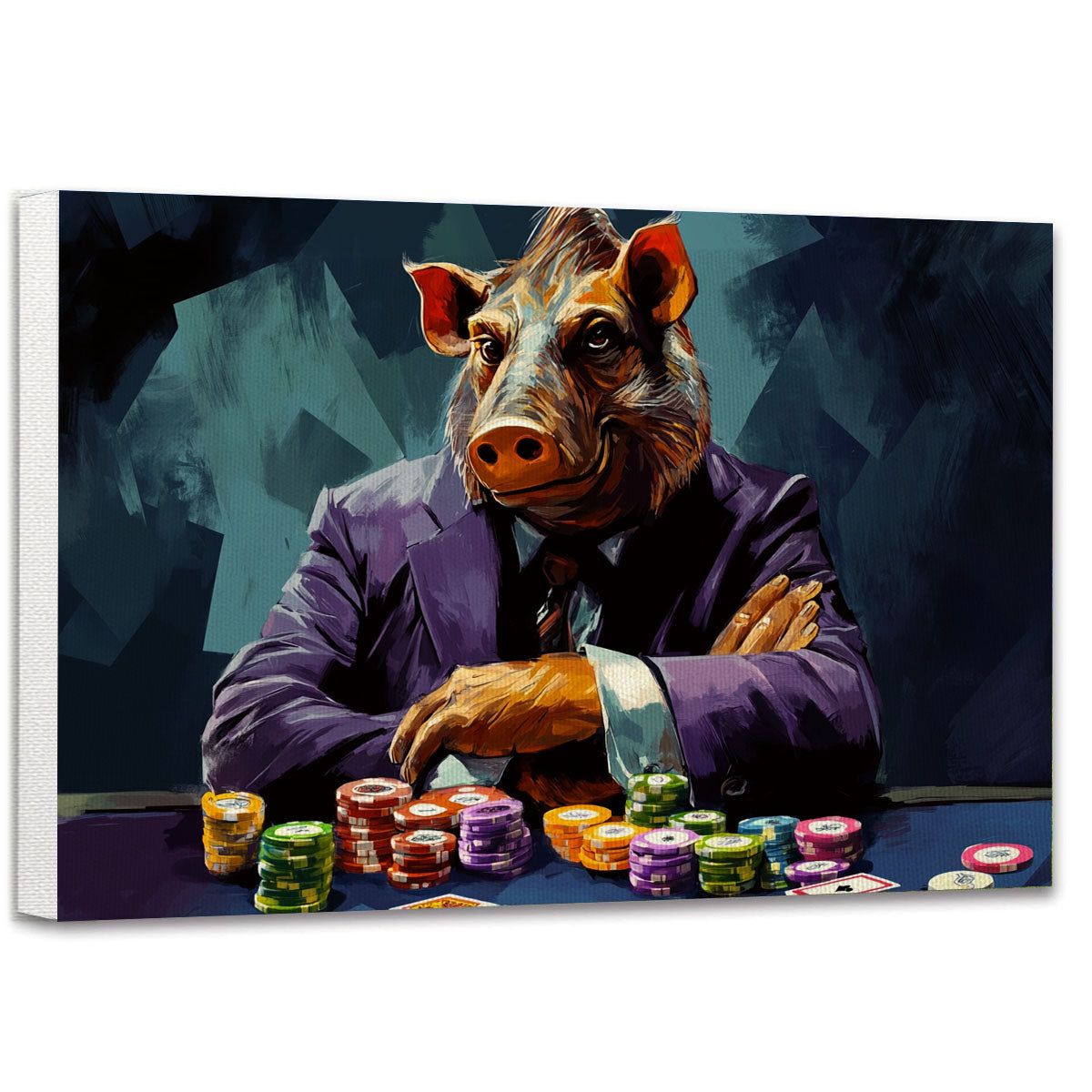 Warthog Playing Poker Poster Wall Art Poster Wall Decor Aesthetic ...