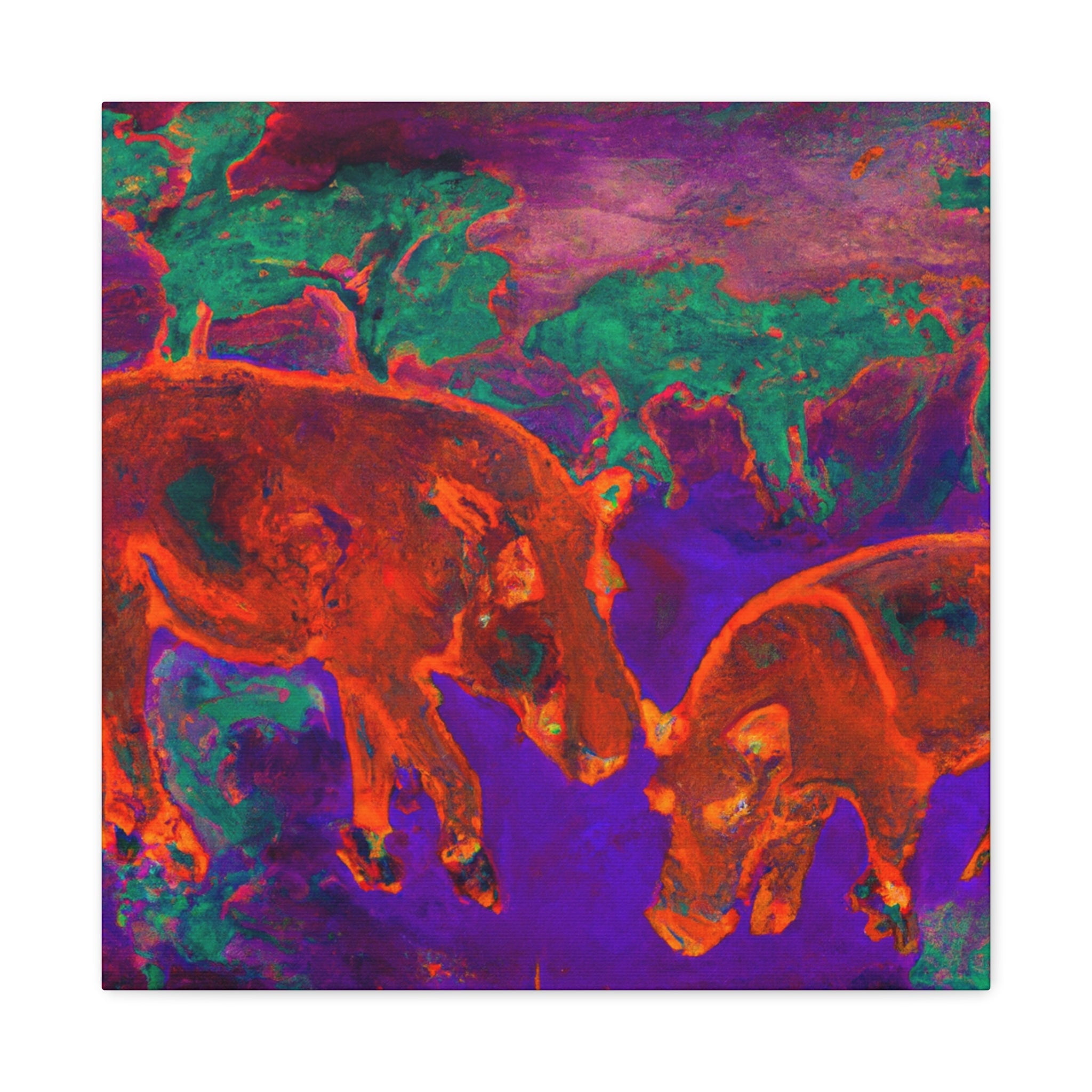 "Warthog Triumphant Victory" - Canvas - Walmart.com
