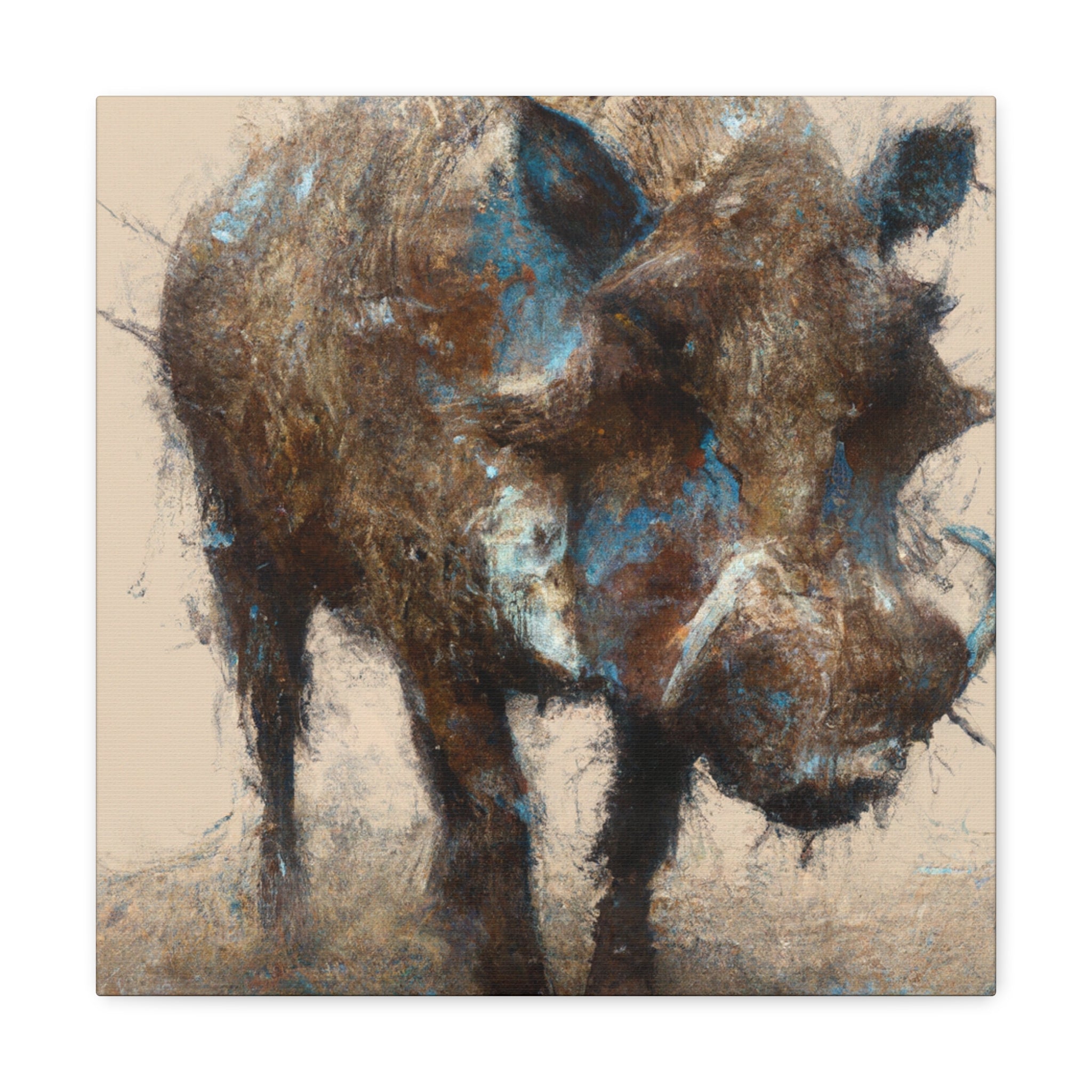 "Warthog in Hyperrealism" - Canvas - Walmart.com