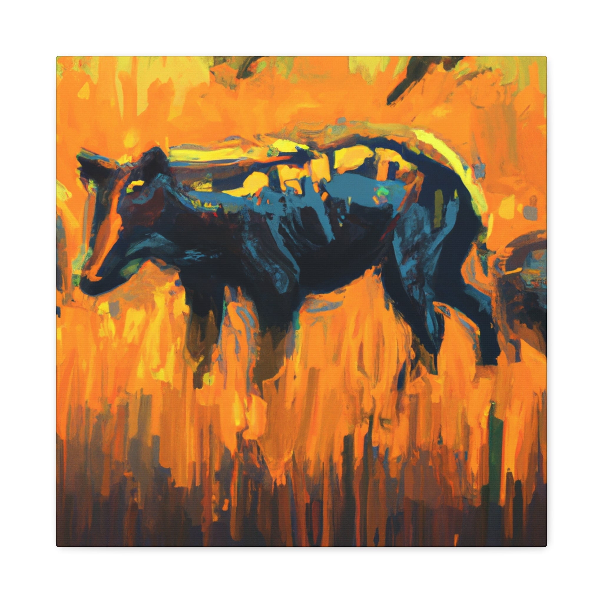 "Warthog in Impressionism" - Canvas - Walmart.com
