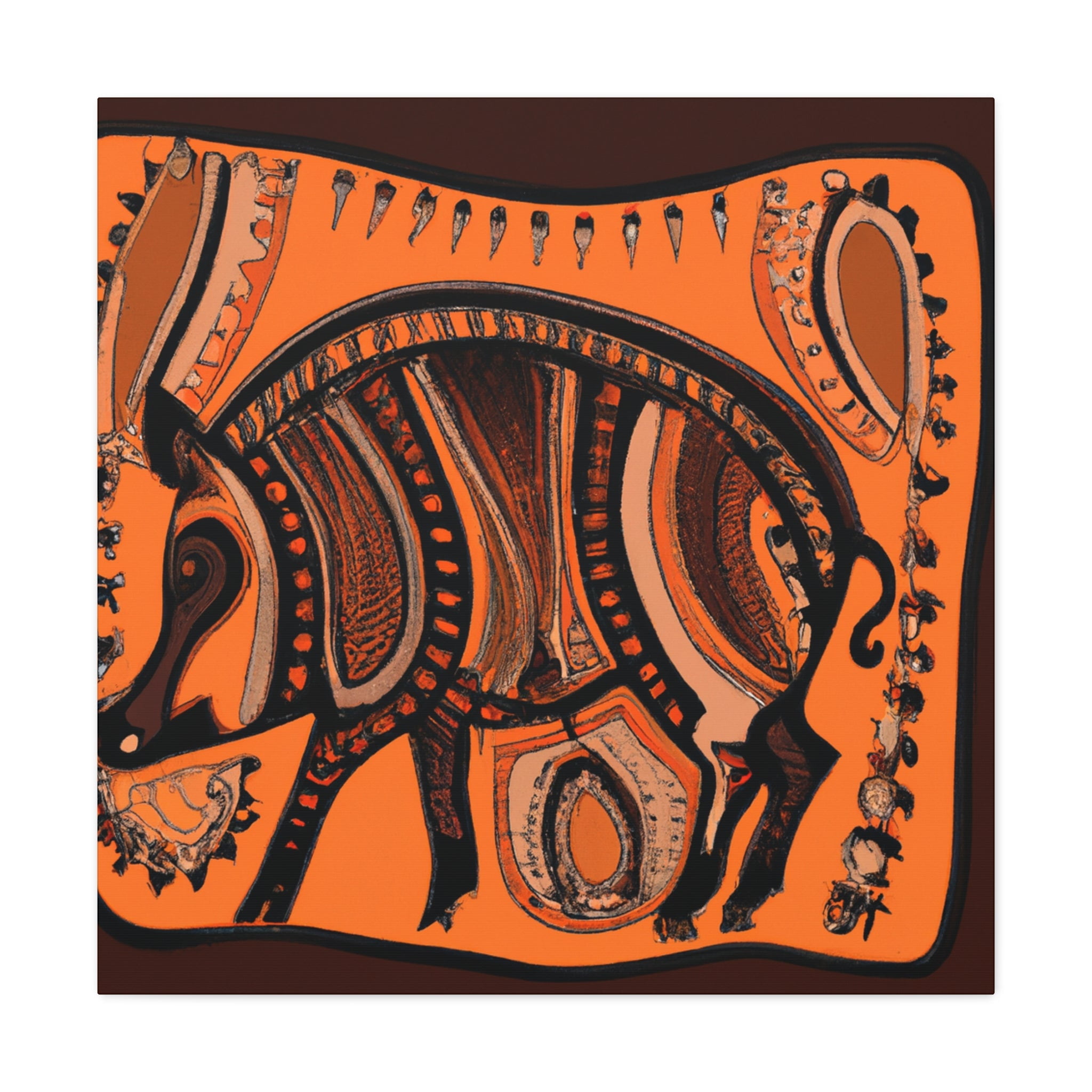 "Warthog in Minimalism" - Canvas - Walmart.com